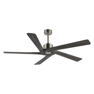 Silver Indoor Ceiling Fans You'll Love | Wayfair