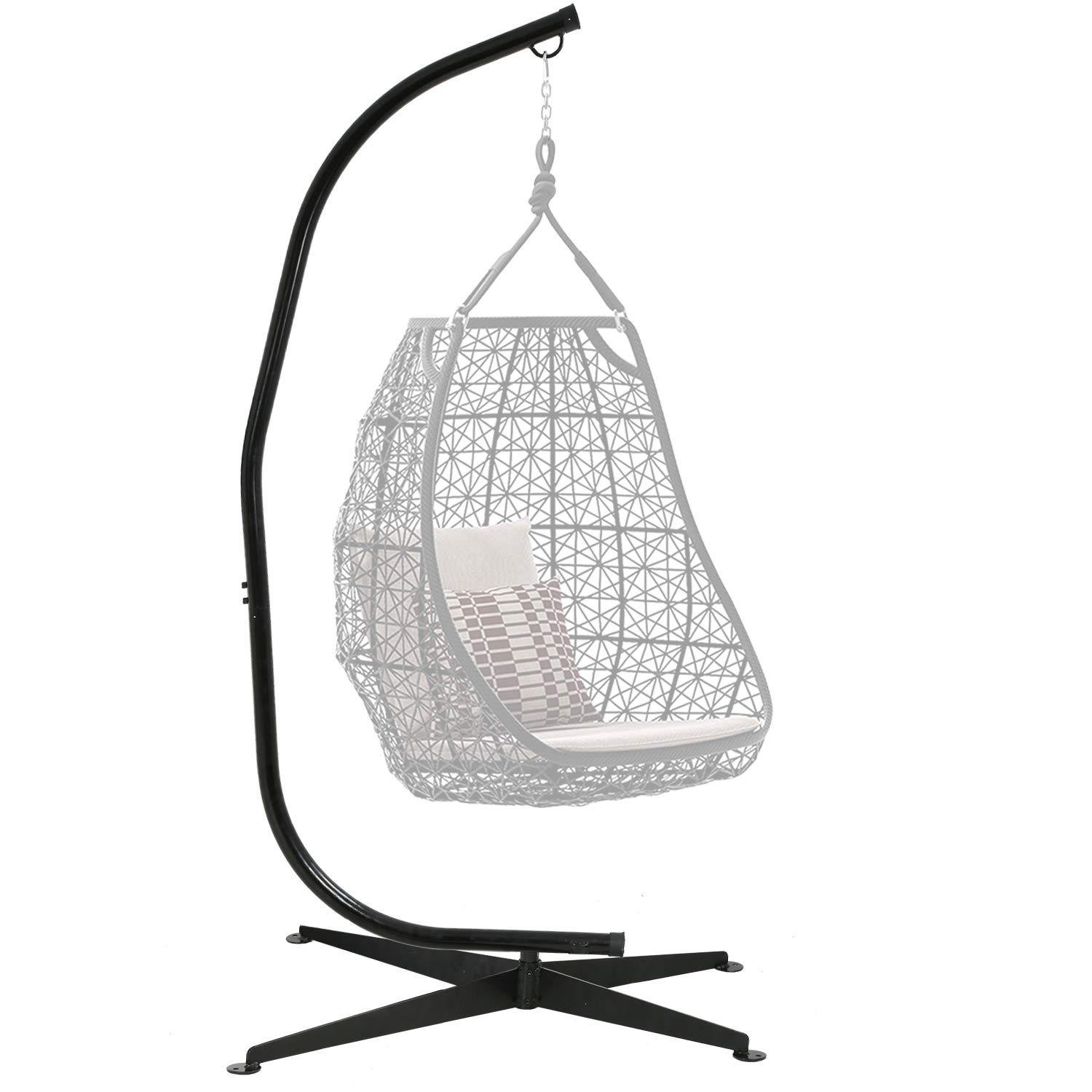 Arlmont & Co. Heavy Duty Steel C-frame For Hanging Chair - 360 Degree ...