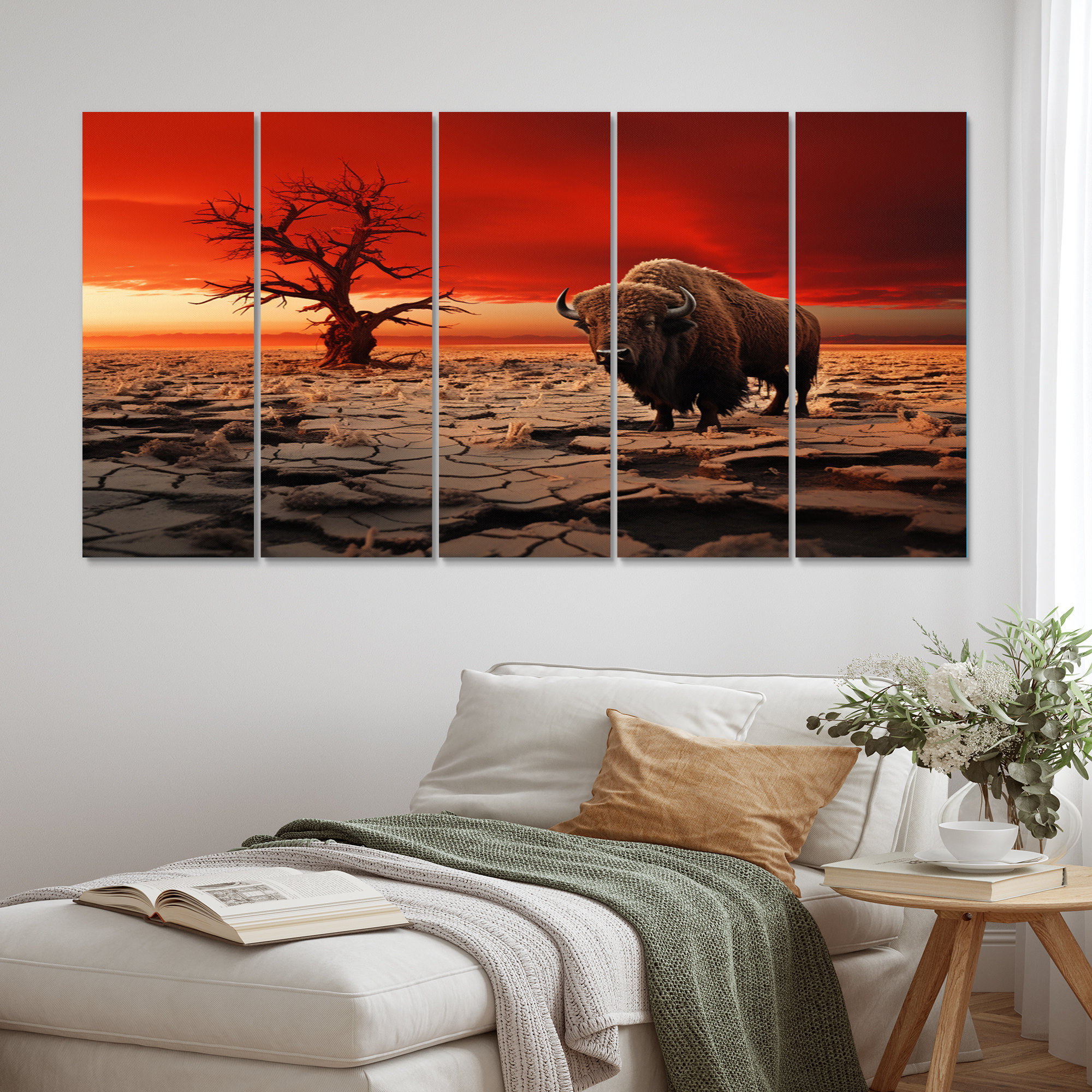 Union Rustic Bison Silent Strength I - Animals Metal Wall Decor Set ...