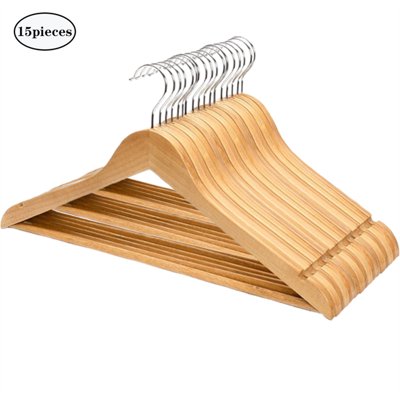 Lark Manor™ Classic Solid Wood Clothes Hangers | Wayfair