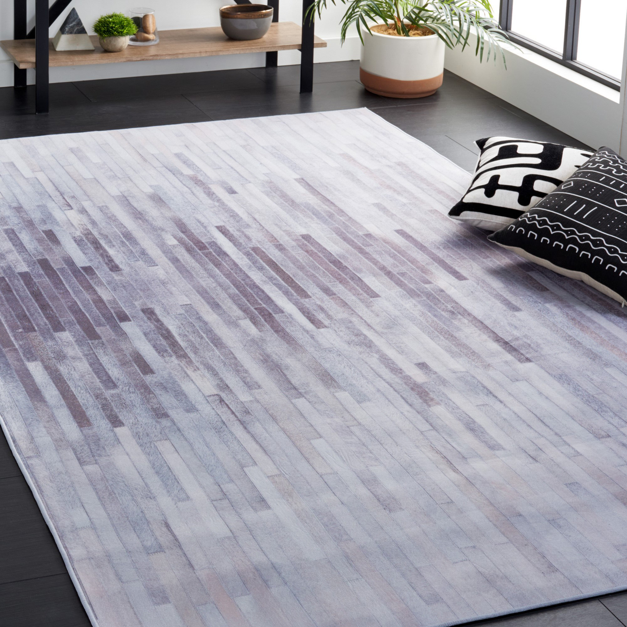 Foundry Select Aubrieana Performance Machine Washable Abstract Rug ...