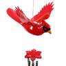 Exhart Solar WindyWings Cardinal Wind Chime, 10 by 9 Inches | Wayfair
