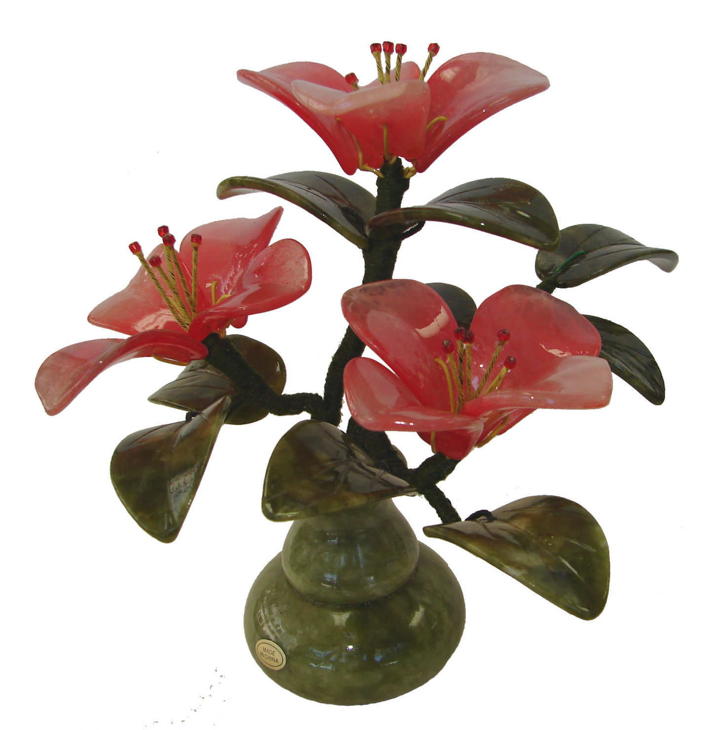 Bungalow Rose 7" Artificial Flowering Plant in Vase | Wayfair