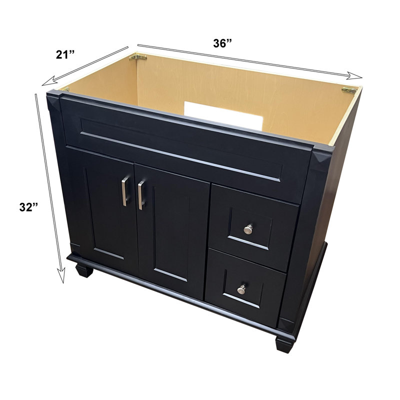Niturra 36" Single Bathroom Vanity Base Only & Reviews | Wayfair