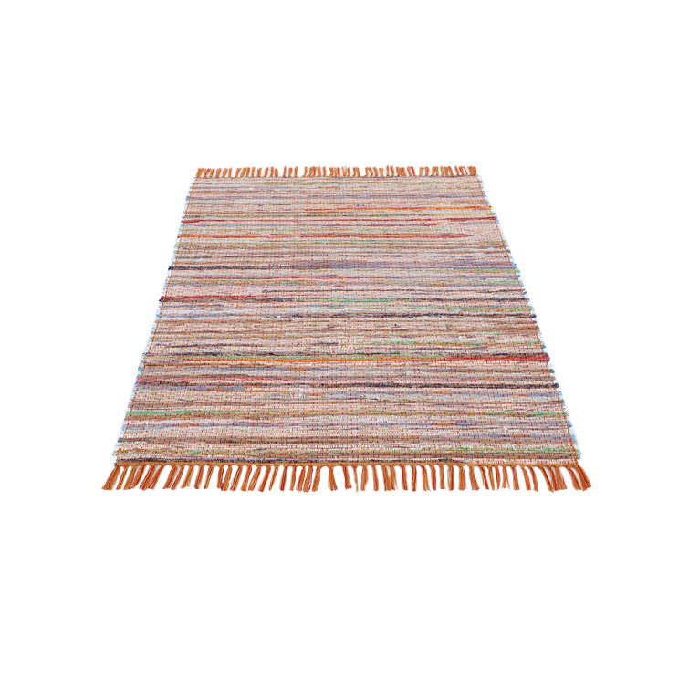 Carpetfine Chindi Hand Woven Kilim Orange Rug & Reviews | Wayfair.co.uk