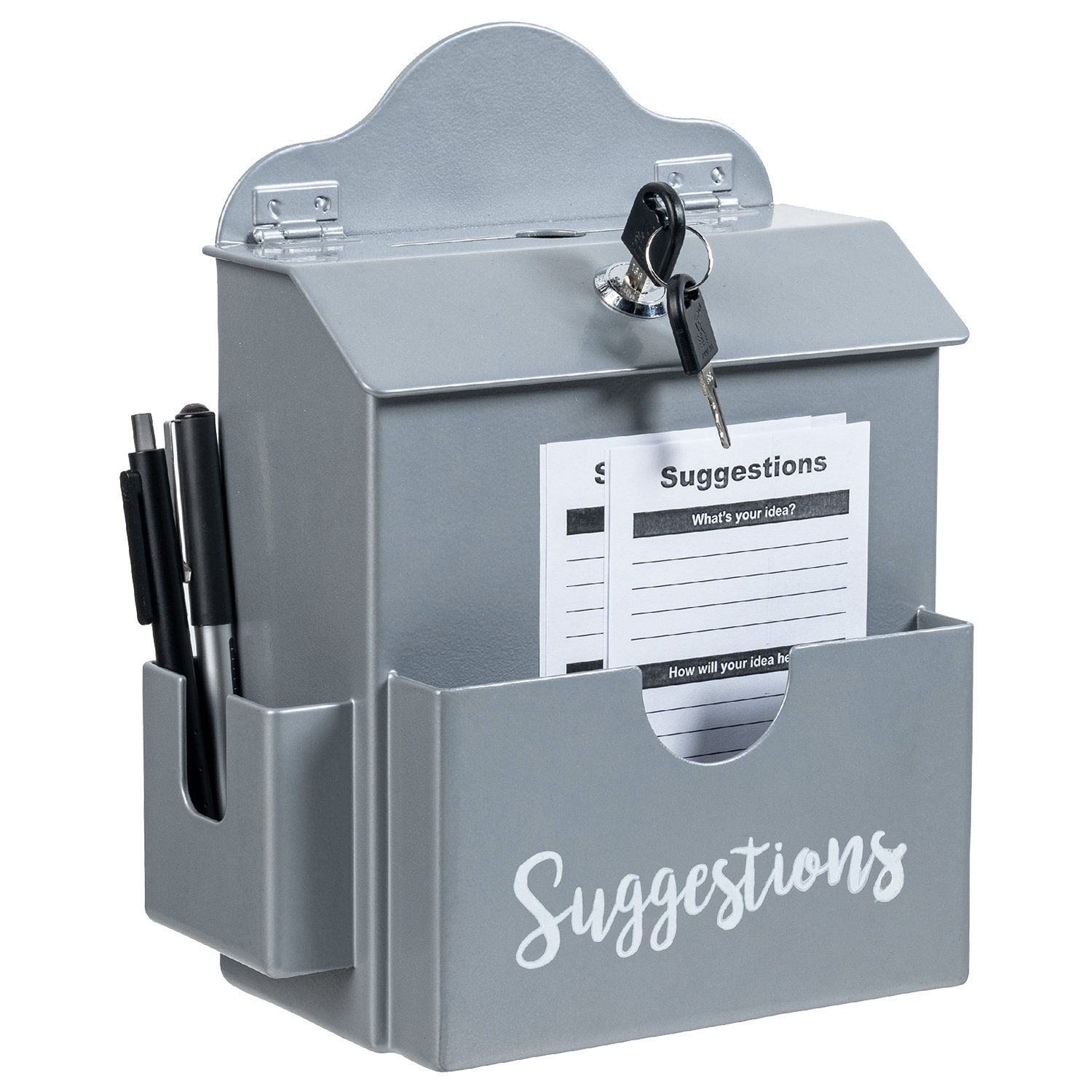 MyGift Wall Mounted Tabletop Suggestion Drop Box | Wayfair