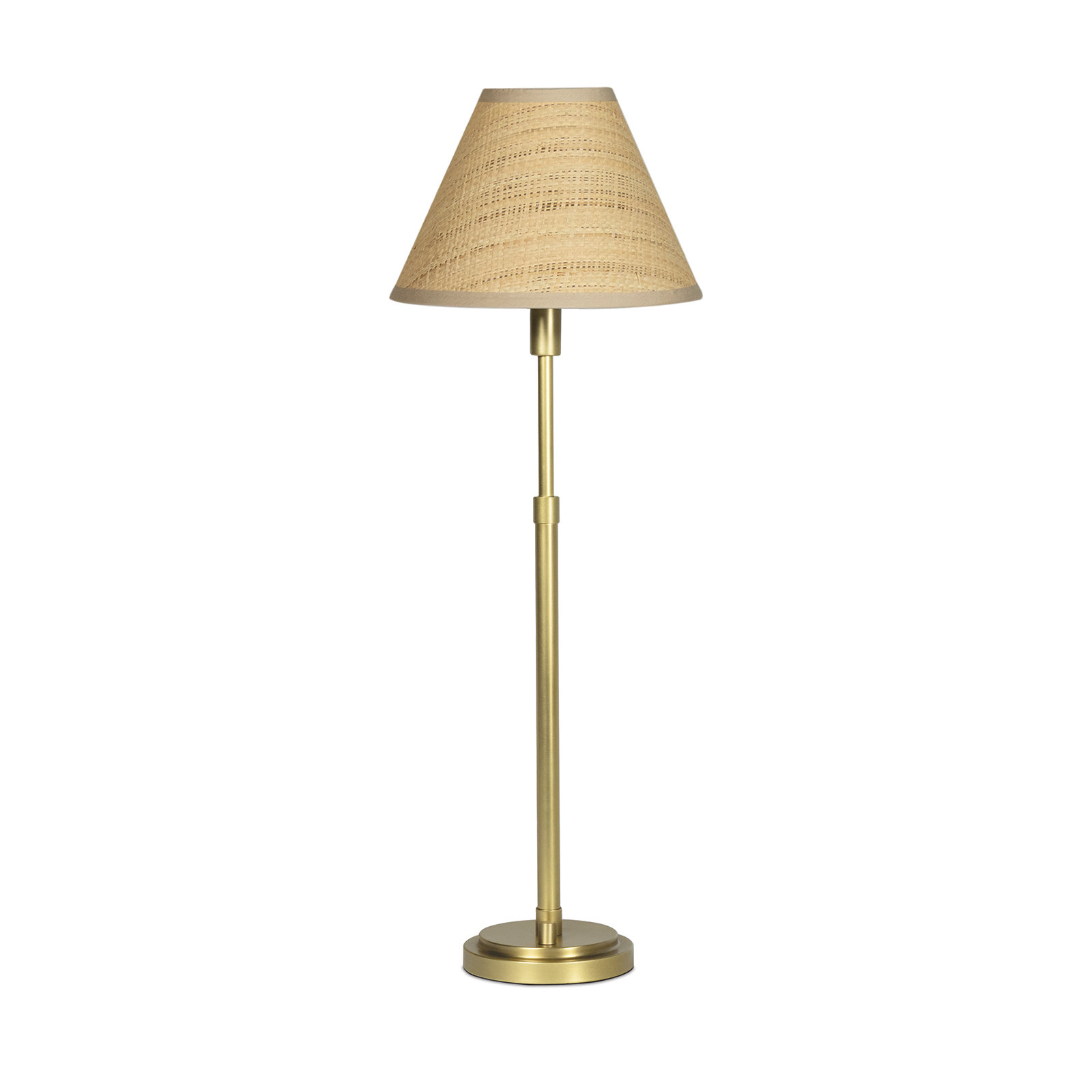 Regina Andrew Polly Buffet Lamp (Natural Brass with Rattan Shade ...