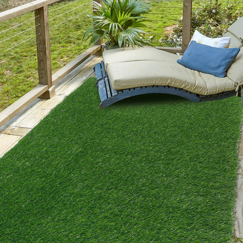 SHACOS Artificial Grass Turf Rugs and Rolls & Reviews | Wayfair