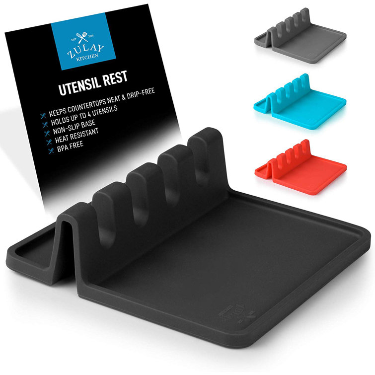 Ebern Designs Plastic Rectangle Spoon Rest & Reviews | Wayfair