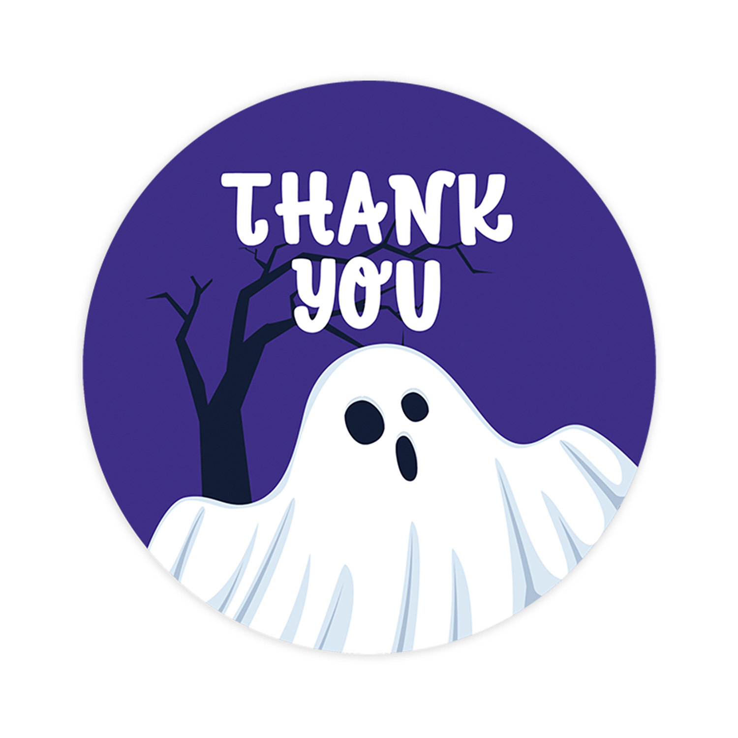 The Holiday Aisle® Thank You Spooky Ghost Happy Halloween Stickers ...