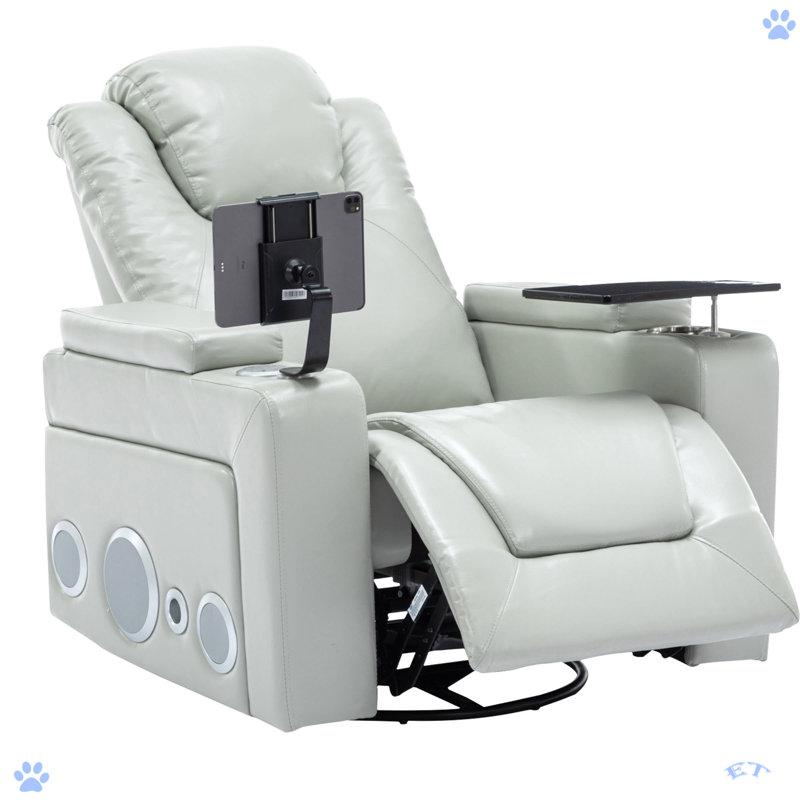 Hokku Designs Power Recliner Individual Seat Home Theater Recliner With ...