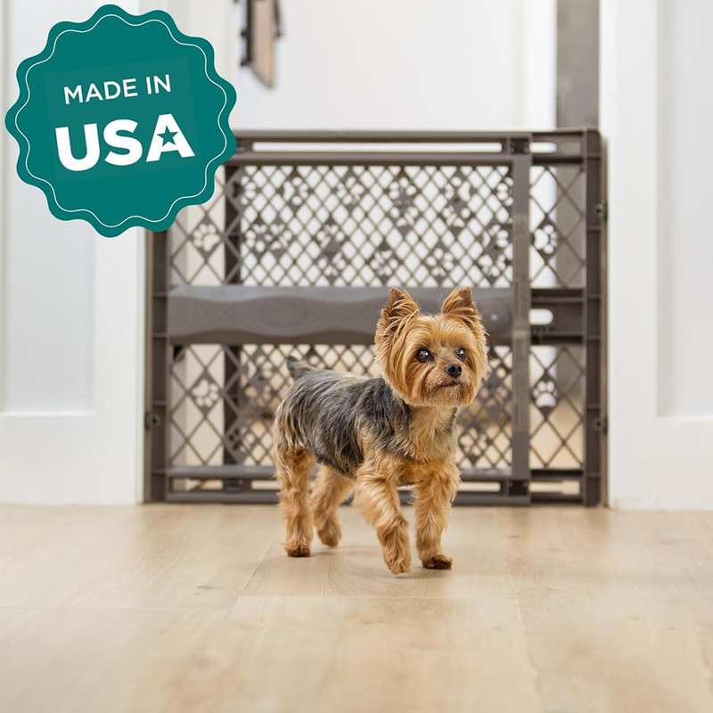 Ebern Designs Portable Pet Gate: Wide. Pressure... | Wayfair