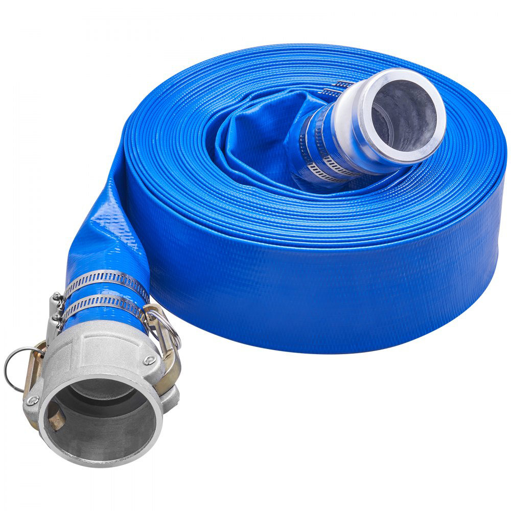 Stellweilan Tessberg Backwash Hose, 2 in x 50 ft, Heavy-Duty PVC Flat ...