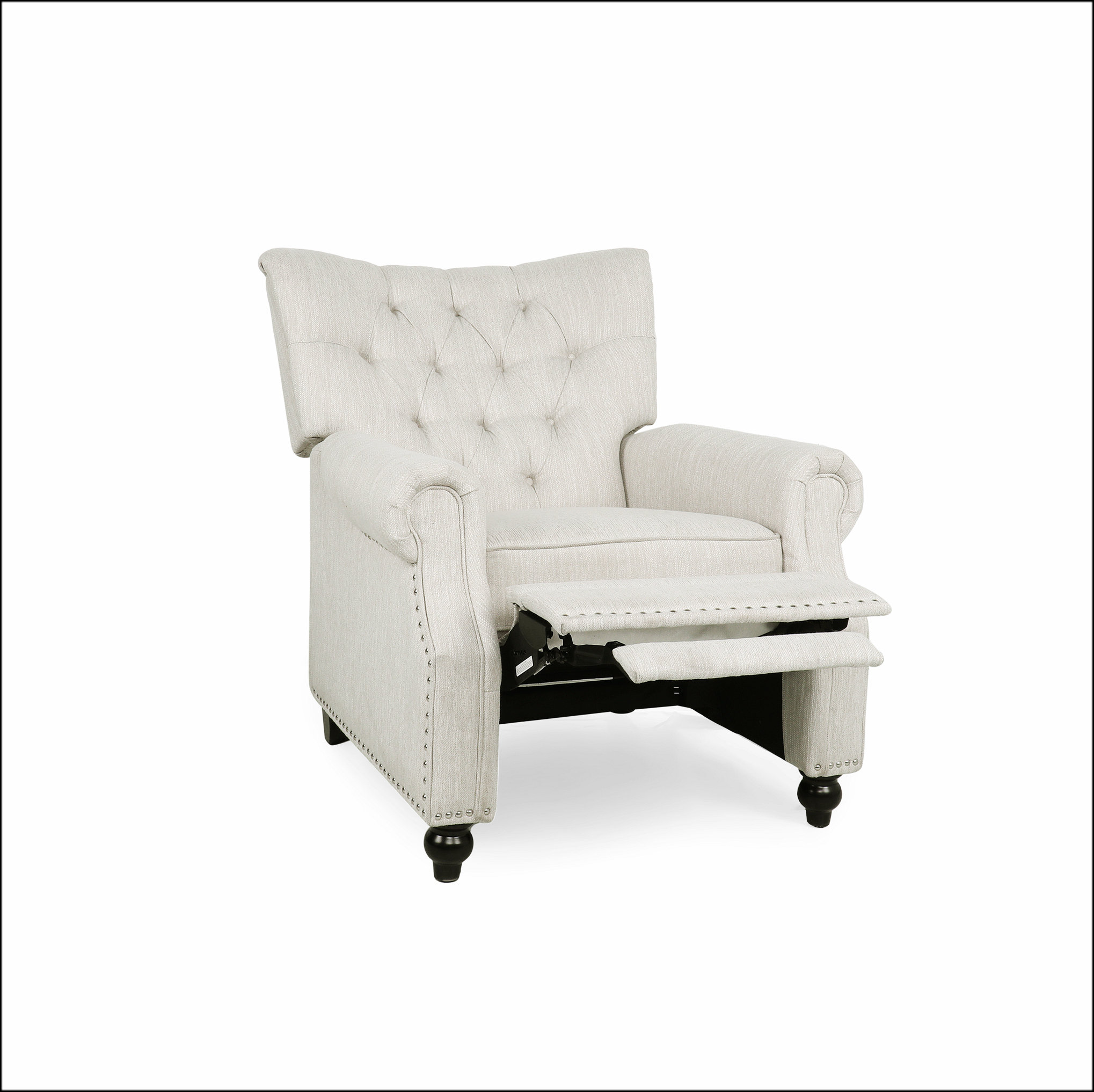 World Menagerie Luxurious Recliner Chair with Plush Cushioning for ...