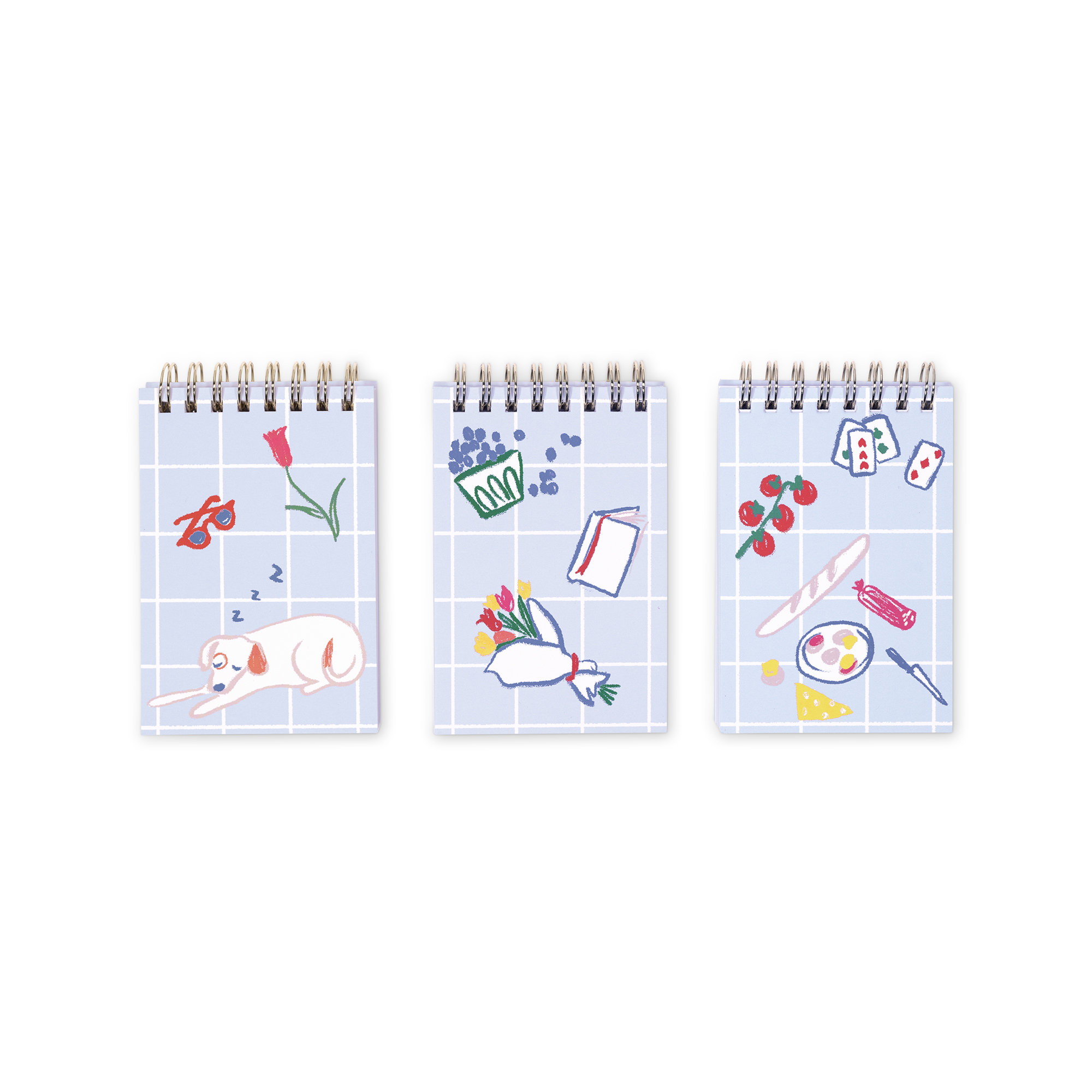kate spade new york Spiral Notepad Set, Park Picnic | Perigold