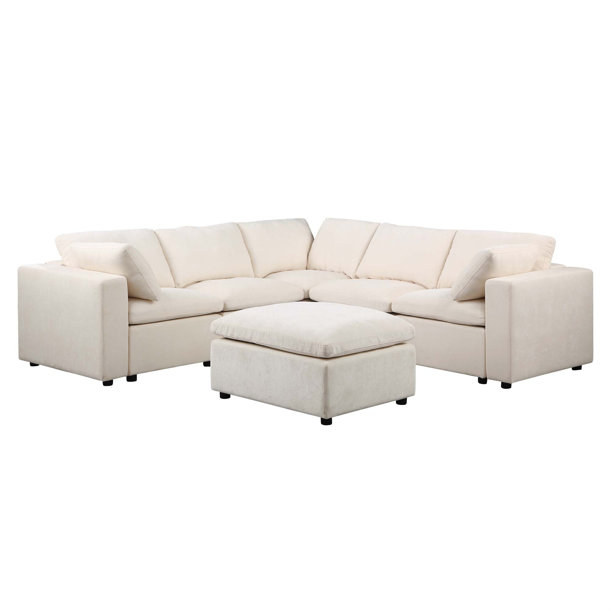 Latitude Run® Modular Sectional Sofa, Convertible L Shaped Sofa Couch ...