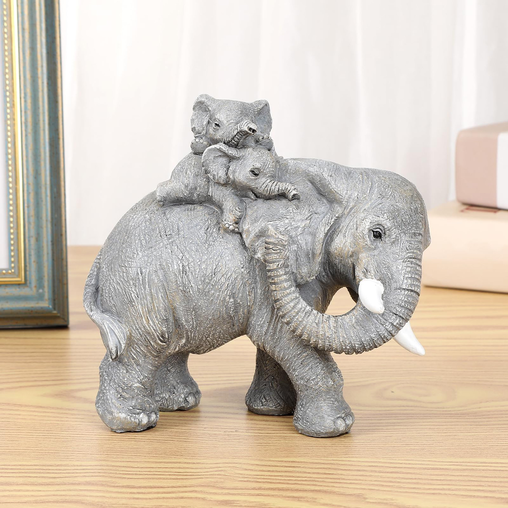 Bungalow Rose Elephant Statue Decor Gifts | Wayfair