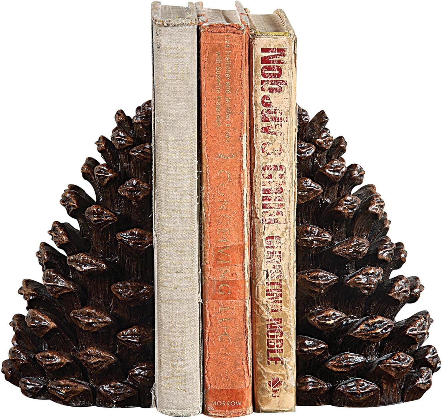 Loon Peak et of 2 Pinecone Shaped Resin Bookends - Wayfair Canada