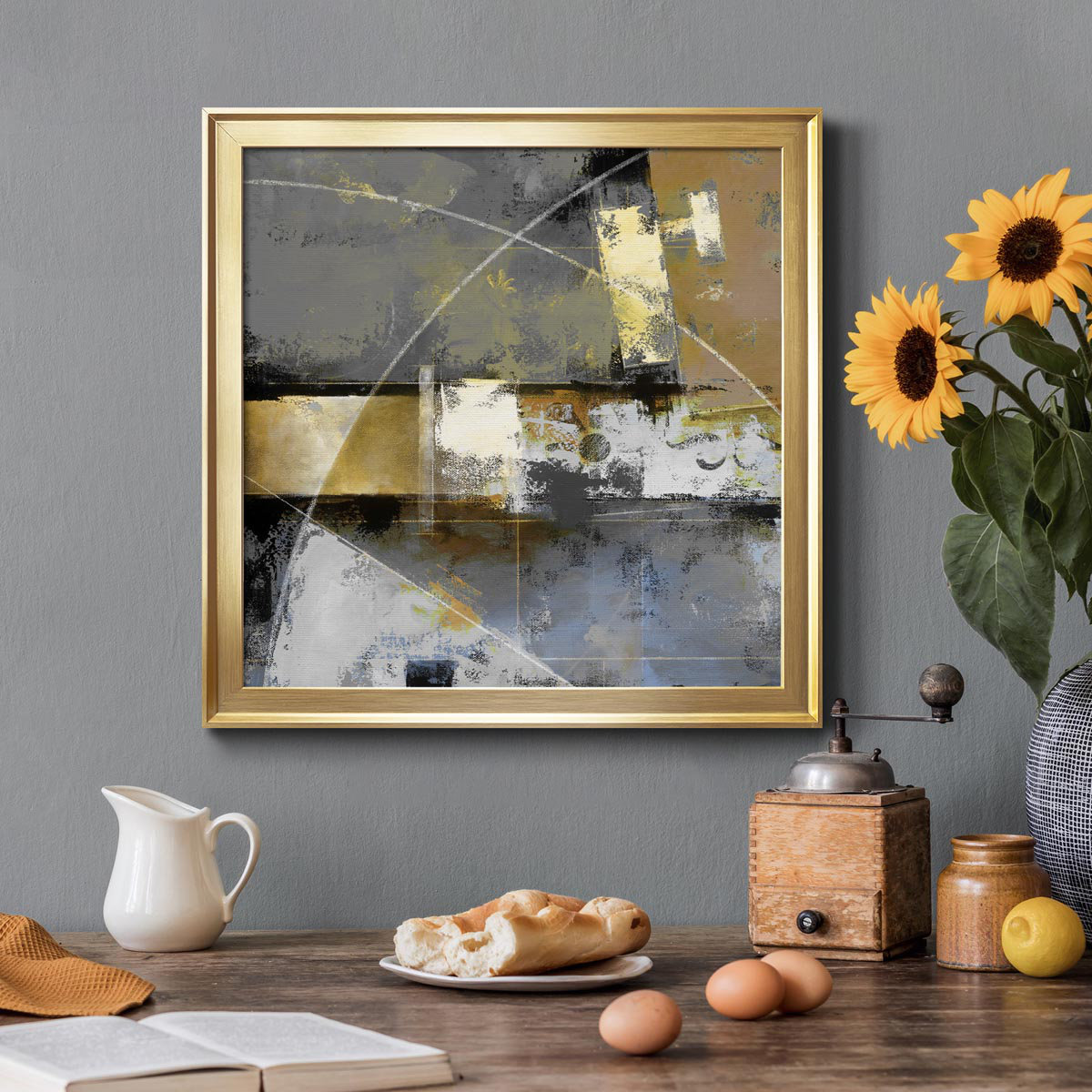 Mercer41 Uptown Tempo II - Picture Frame Painting on Canvas | Wayfair