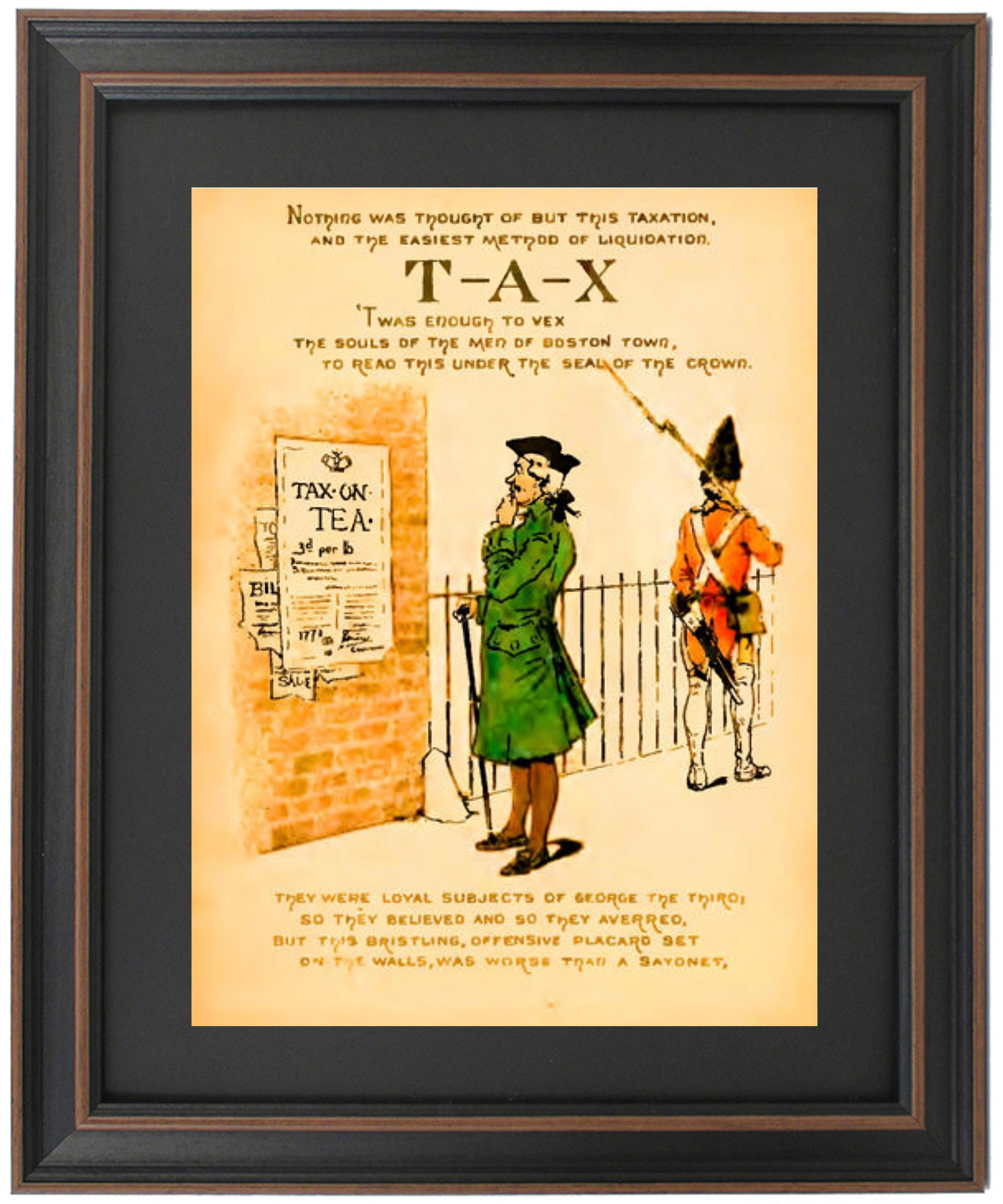 Canora Grey American Colonist Reads About New Tax On Tea By Hugh ...