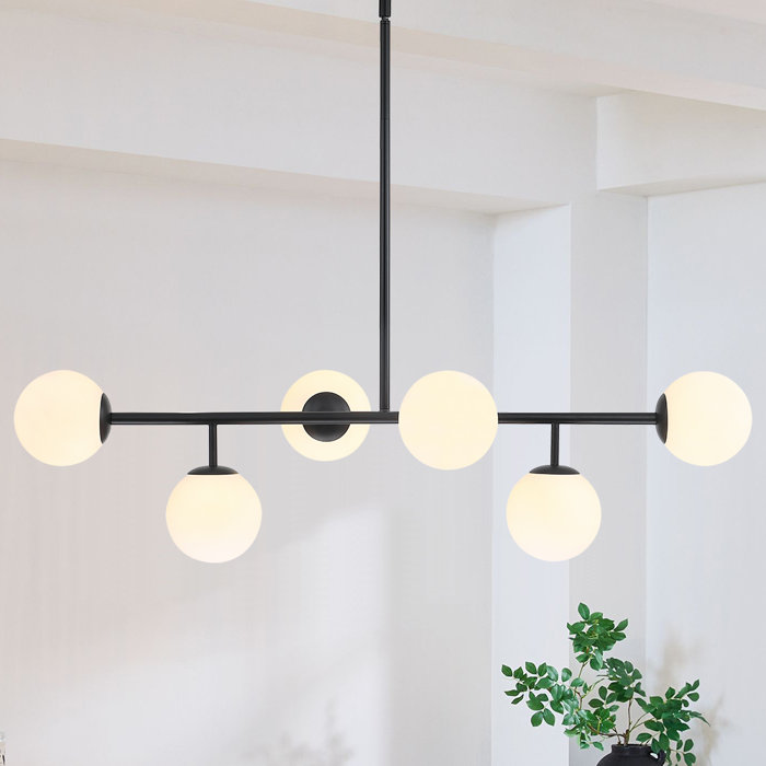 Winston Porter Keden 6 - Light Dimmable Sputnik Modern Linear ...