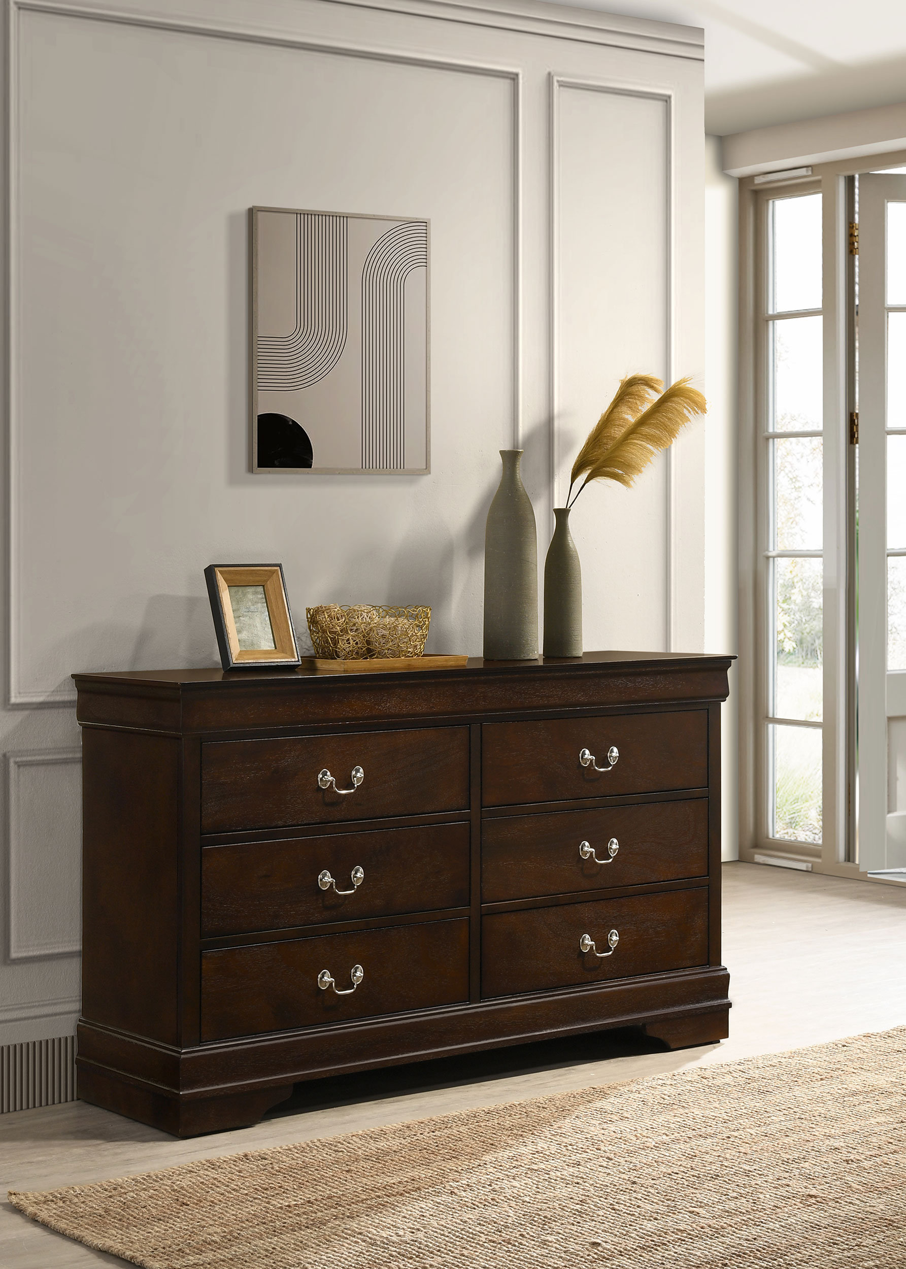 Red Barrel Studio® Louis Philippe 6-Drawer Dresser | Wayfair