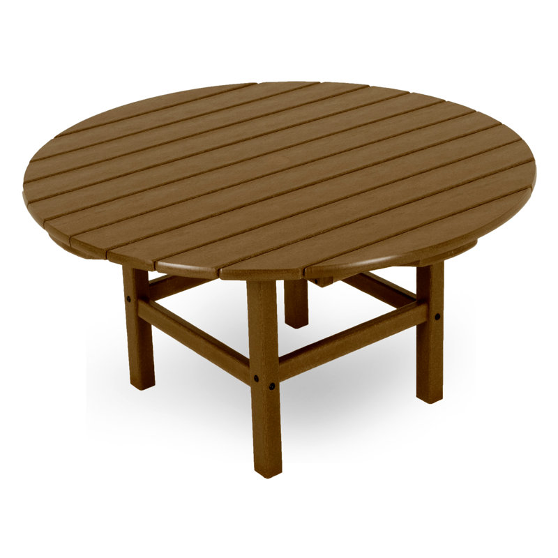 POLYWOOD Round 37" Conversation Table & Reviews | Birch Lane