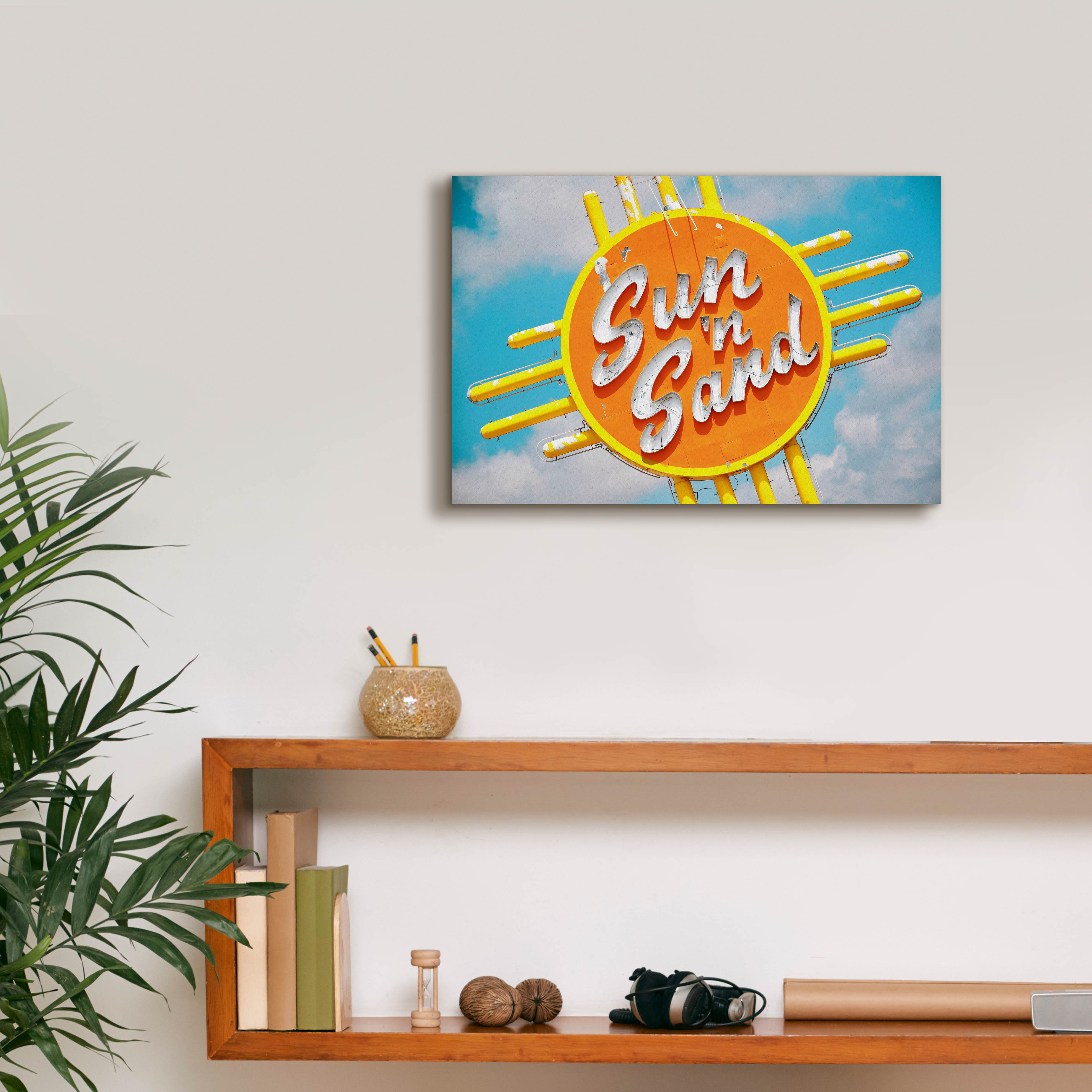 Ebern Designs Sun N Sand No. 2' by Carlos Vargas Canvas Wall Art | Wayfair