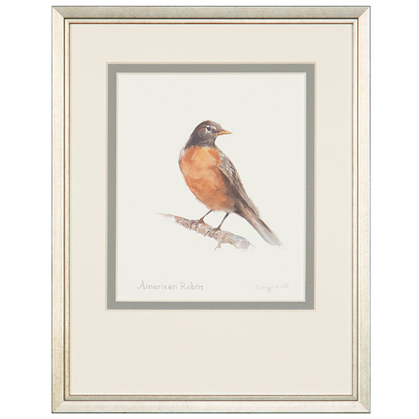 The Natural Light American Robin Print | Perigold