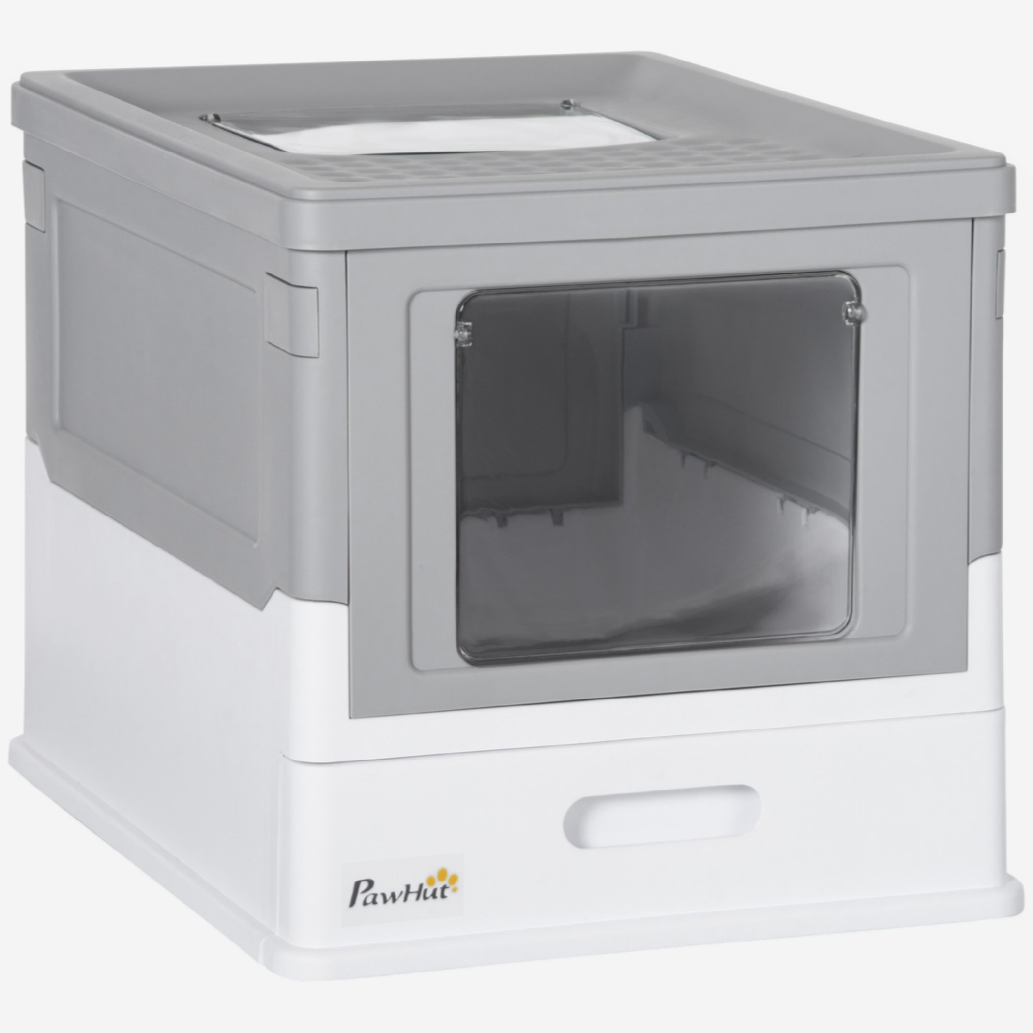 Latitude Run® Fully Enclosed Cat Litter Box With Scoop, Hooded Cat ...