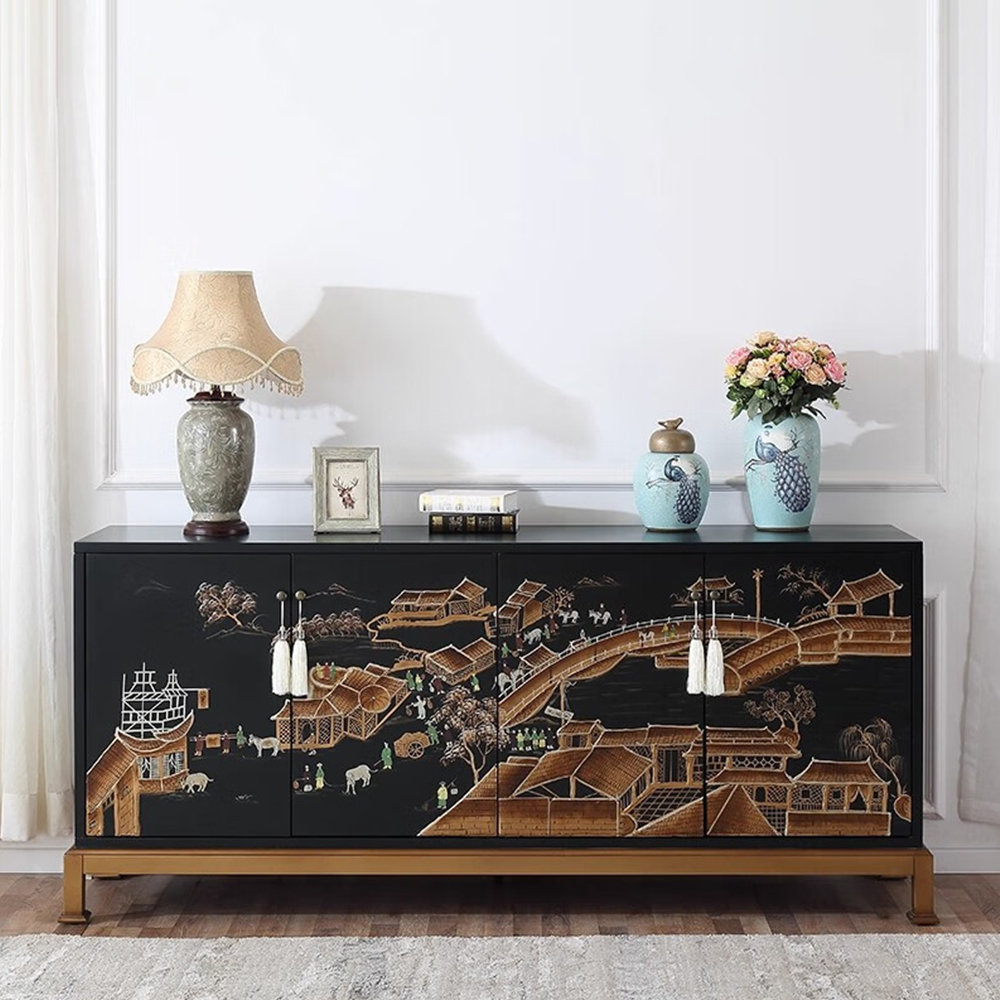 East Urban Home Chinese-style high-end minimalist sideboard | Wayfair