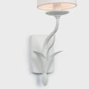 Visual Comfort Signature Amalfi 15" Sconce in Plaster White with Linen ...