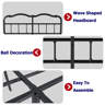 Williston Forge Ashwyn Heavy Duty Steel Slat Bed Frame with 18" High ...