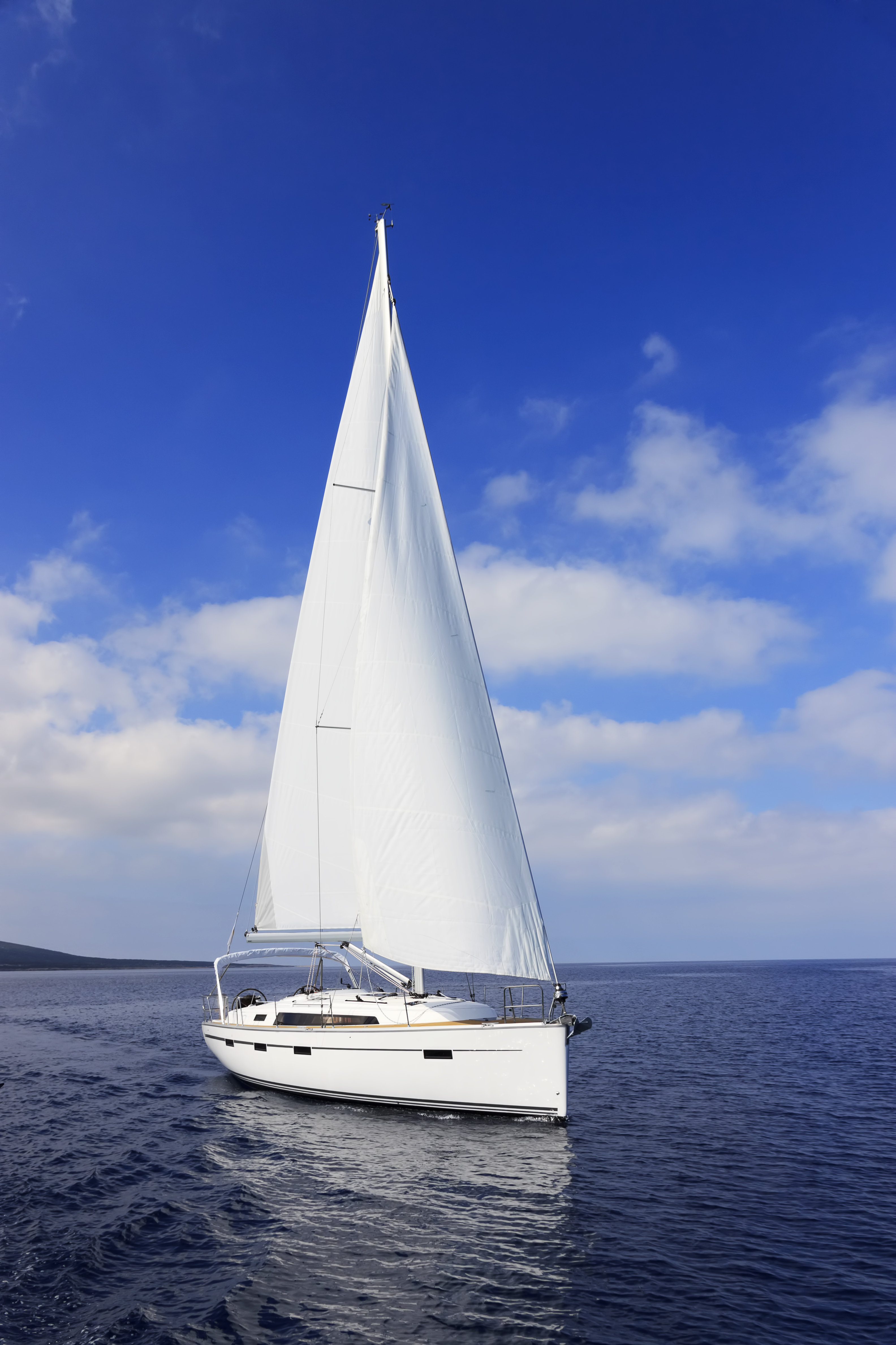 Breakwater Bay Beautiful Sailing Yacht - Wrapped Canvas Photograph ...