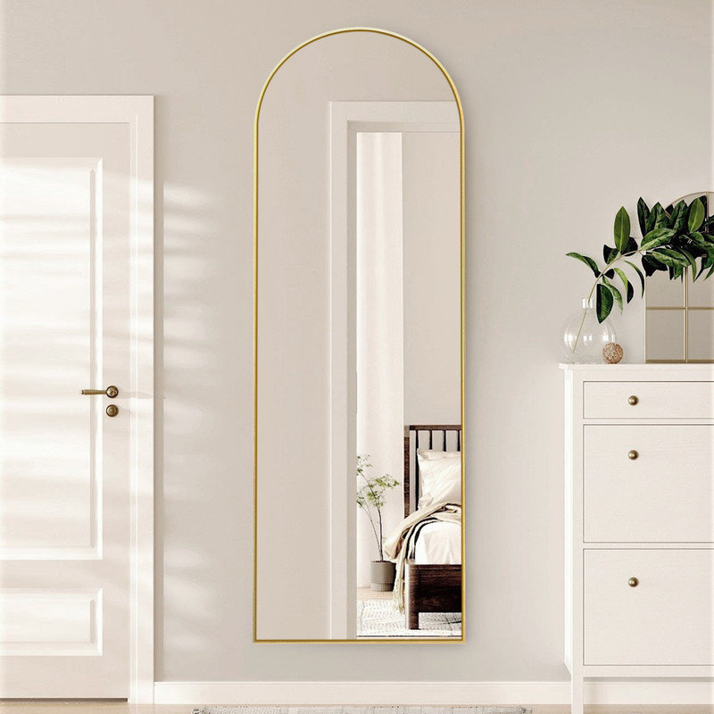 Mercer41 Andin Arch Metal Full Length Mirror & Reviews | Wayfair