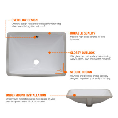 PROOX 72'' Quartz Stone Double Vanity Top with Sink and 3 Faucet Holes ...