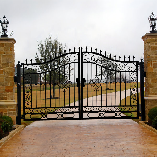 TAIMCO Black Metal Gate - Wayfair Canada