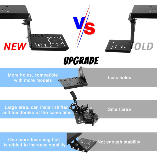 Trule Racing Shifter Mounting Bracket, for Racing Wheel Stand, with ...