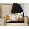 Manor Luxe Rustic Pumpkin Crewel Embroidered Fall Pillow, 12 By 20-Inch ...