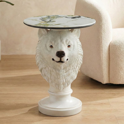polar bear side table