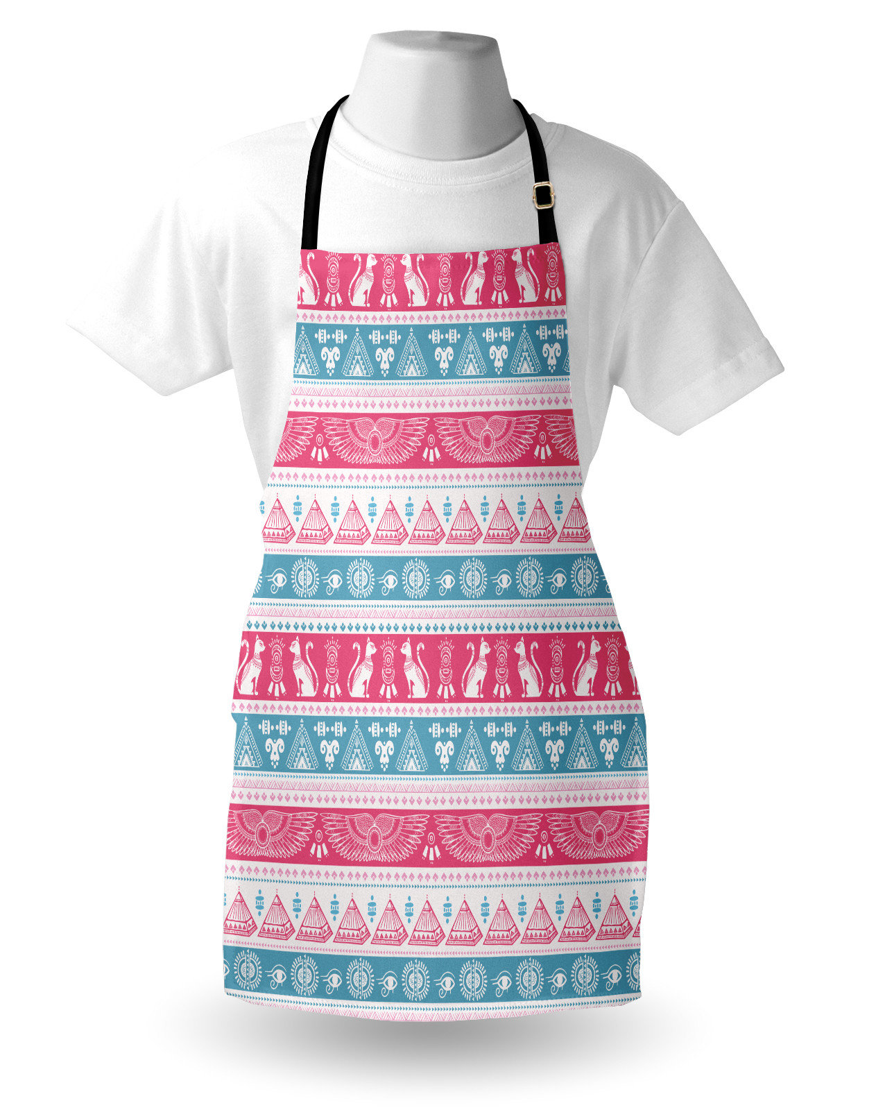 East Urban Home Tribal Apron Unisex, Folkloric Egyptian Motifs, Adult ...