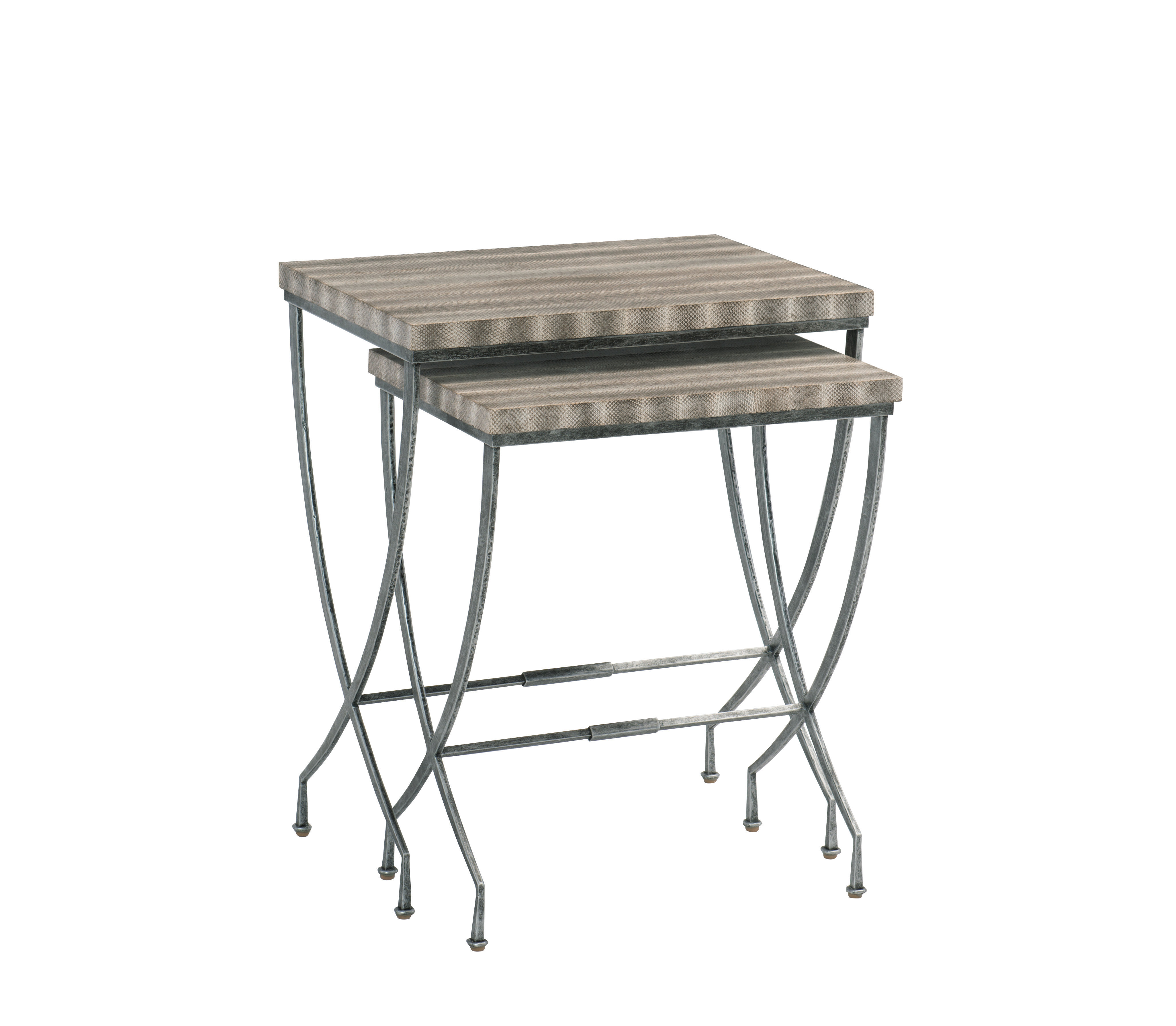 Bernhardt Wyman Cross Legs Nesting Tables | Wayfair