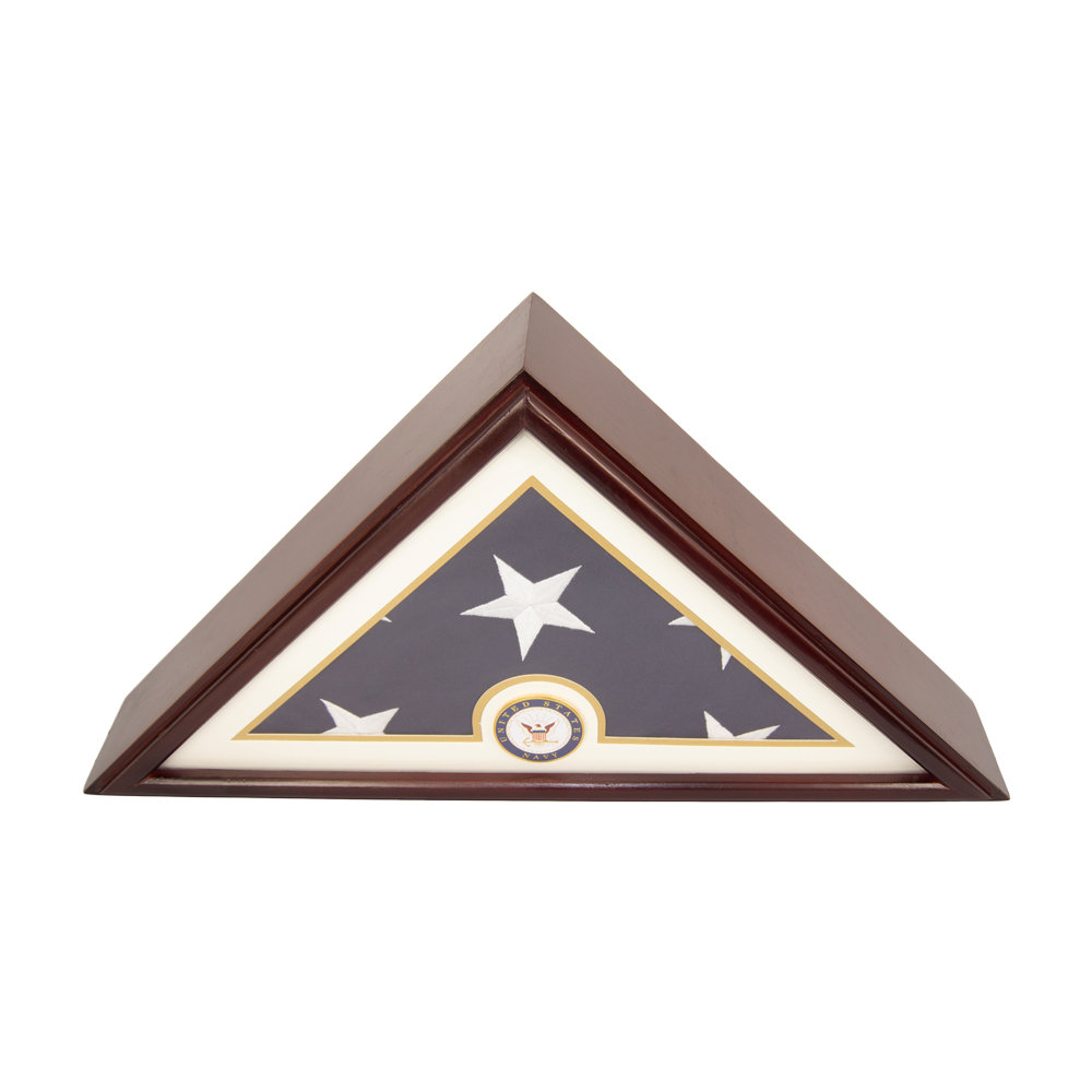 DECOMIL Navy Flag Display Case & Reviews | Wayfair