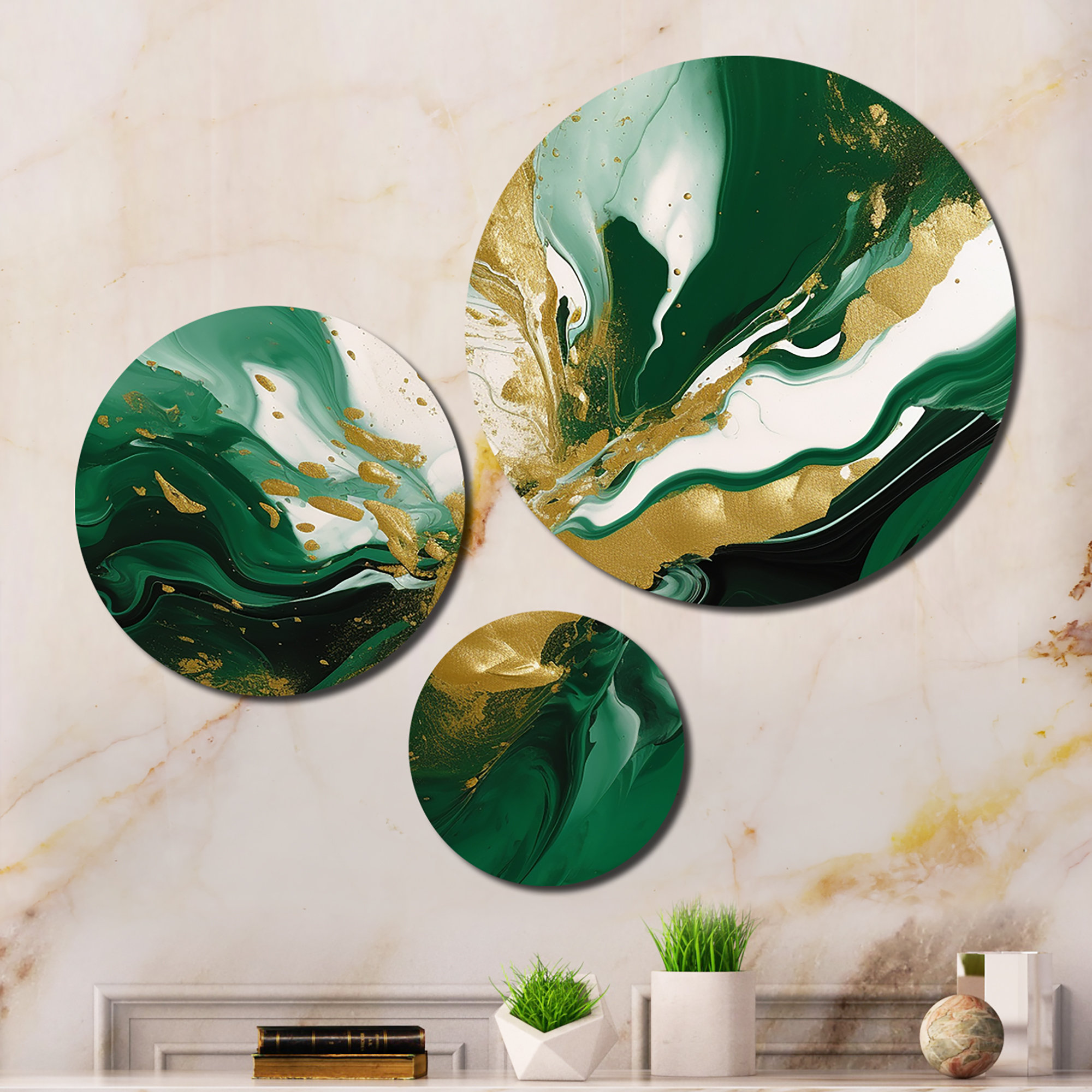 Ivy Bronx 3 Wall Decor Set Metal | Wayfair