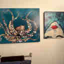 Breakwater Bay Octopus in the Deep Teal Sea by Eli Halpin - Wrapped ...