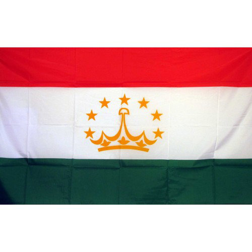 NeoPlex Georgina Tajikistan Country Traditional Flag | Wayfair
