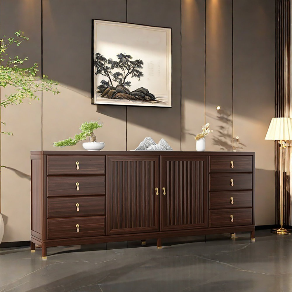 Ruthber Solutions New Chinese Style Solid Wood Sideboard | Wayfair