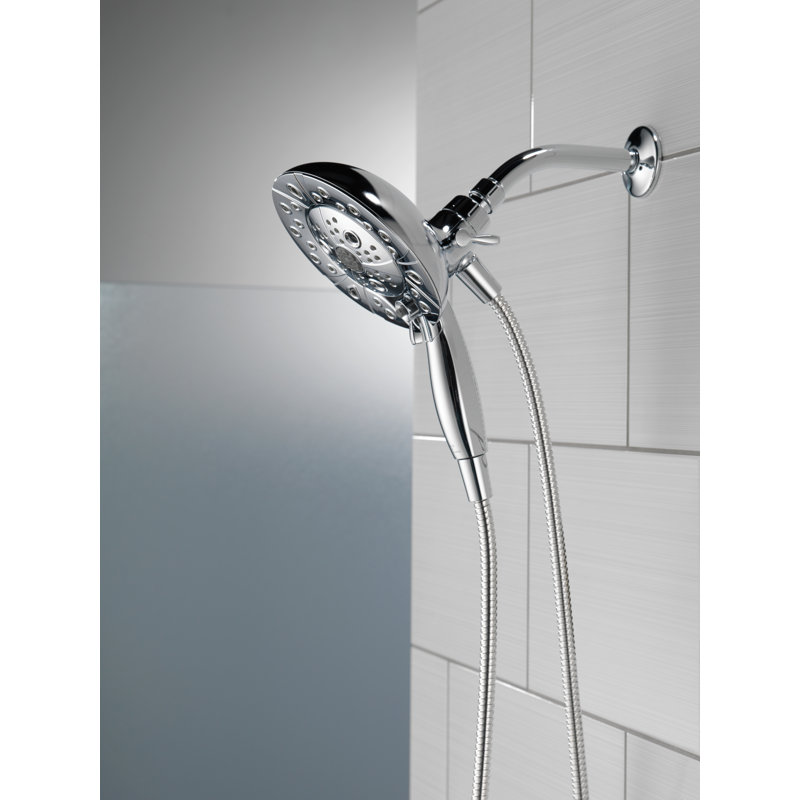 Delta Multi Function Dual Shower Head with In2ition Shower & Reviews ...