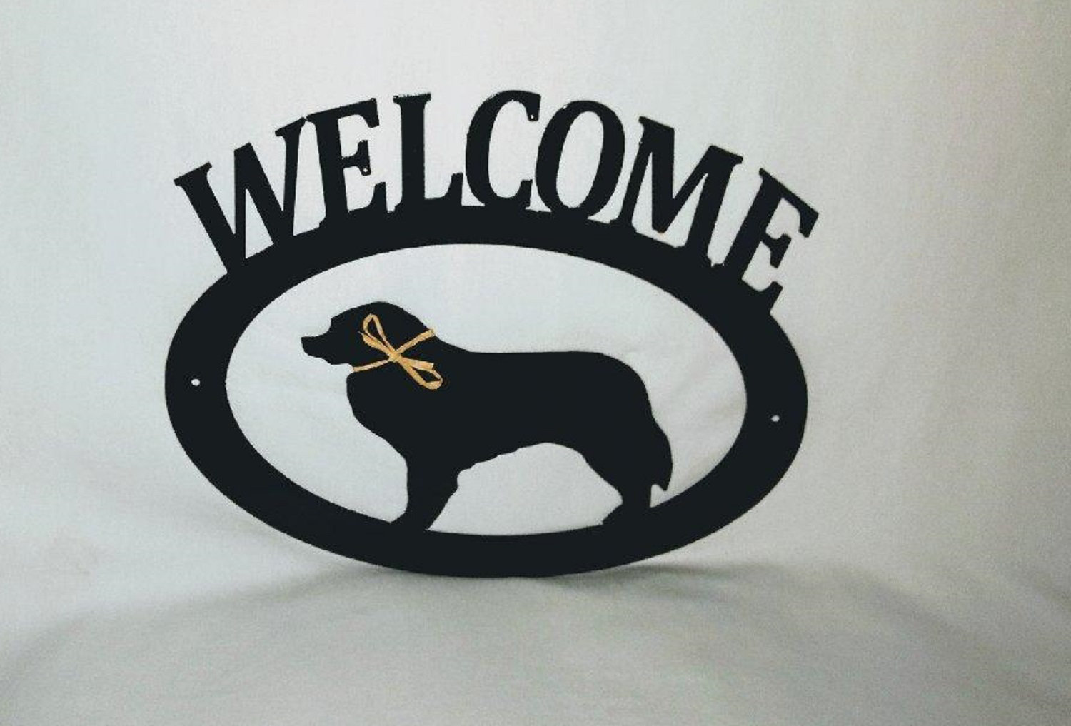 Red Barrel Studio Bernese Mountain Dog Metal Welcome Sign - Wayfair Canada