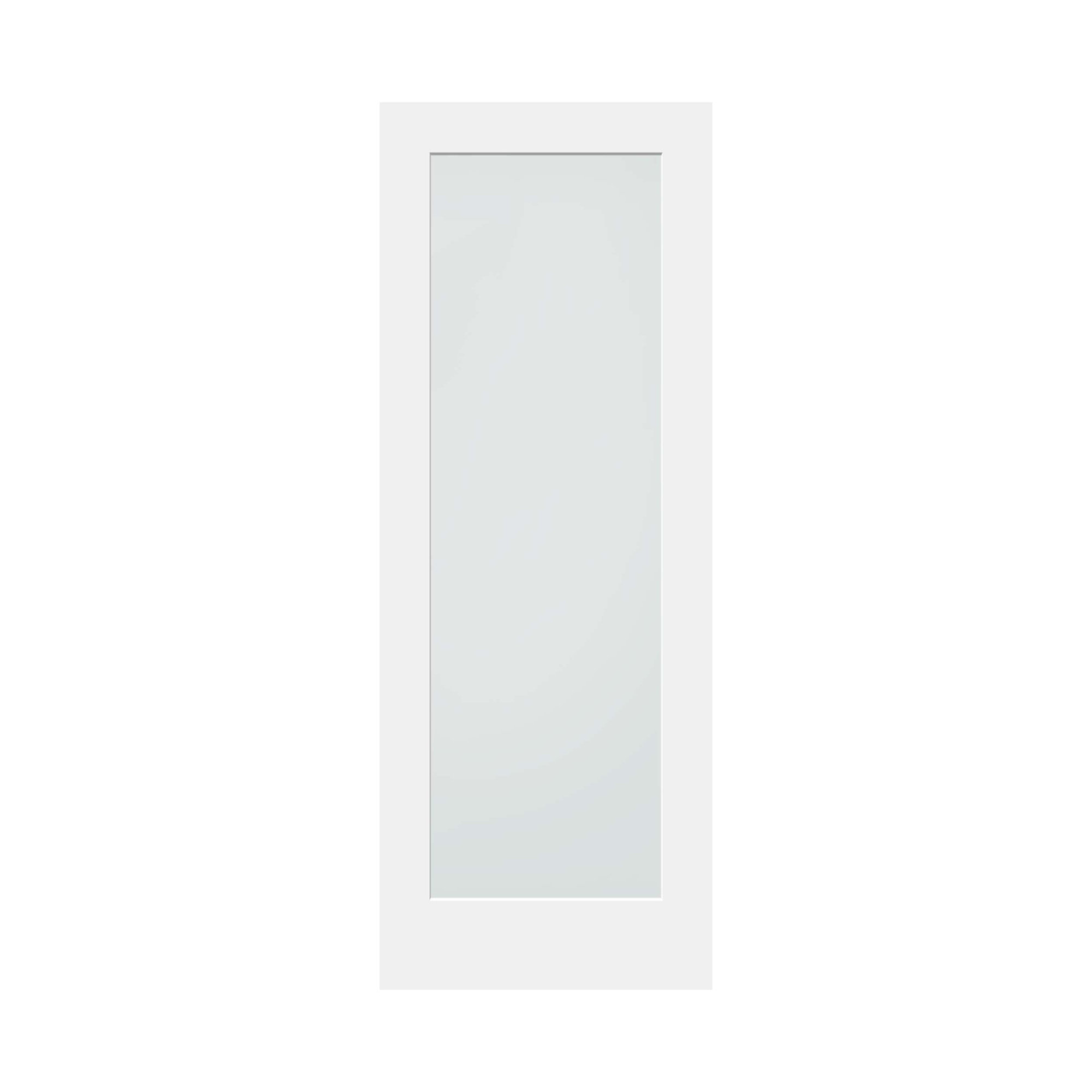Brosisincorp Primed Solid Core Interior 1-lite Frosted Pantry Glass ...